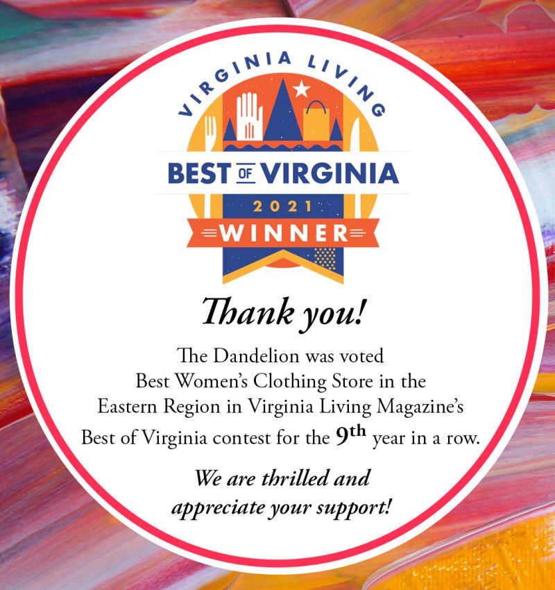 The Dandelion named Best of Virginia Winner for 9th year in a row ...